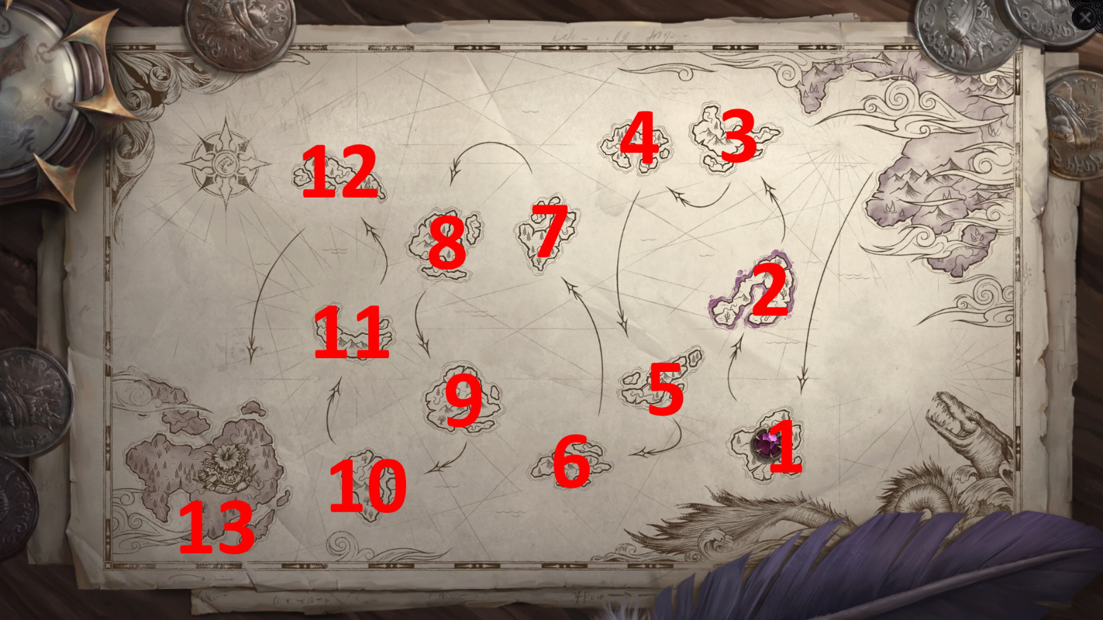 The Treasure of the Midnight Isles: Tracking walkthrough - Pathfinder ...