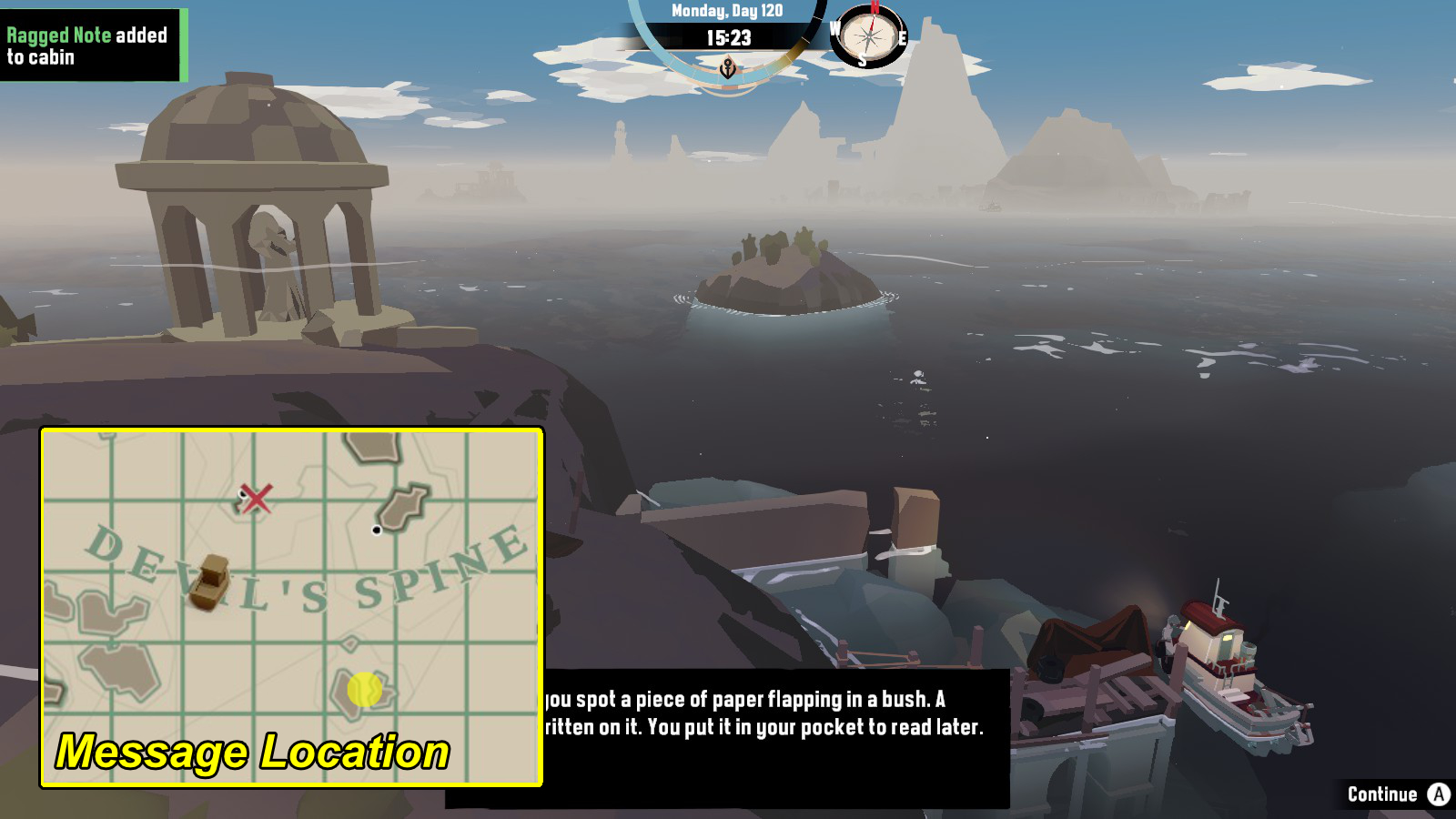 DREDGE - Messages Location Guide - Neoseeker