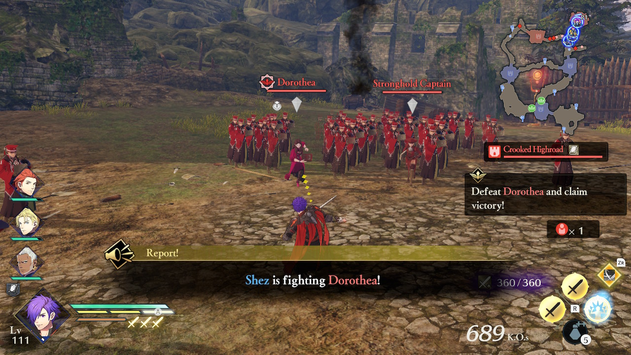 Chapter 5: Halt the Enemy's Pursuit Guide - Fire Emblem Warriors: Three ...