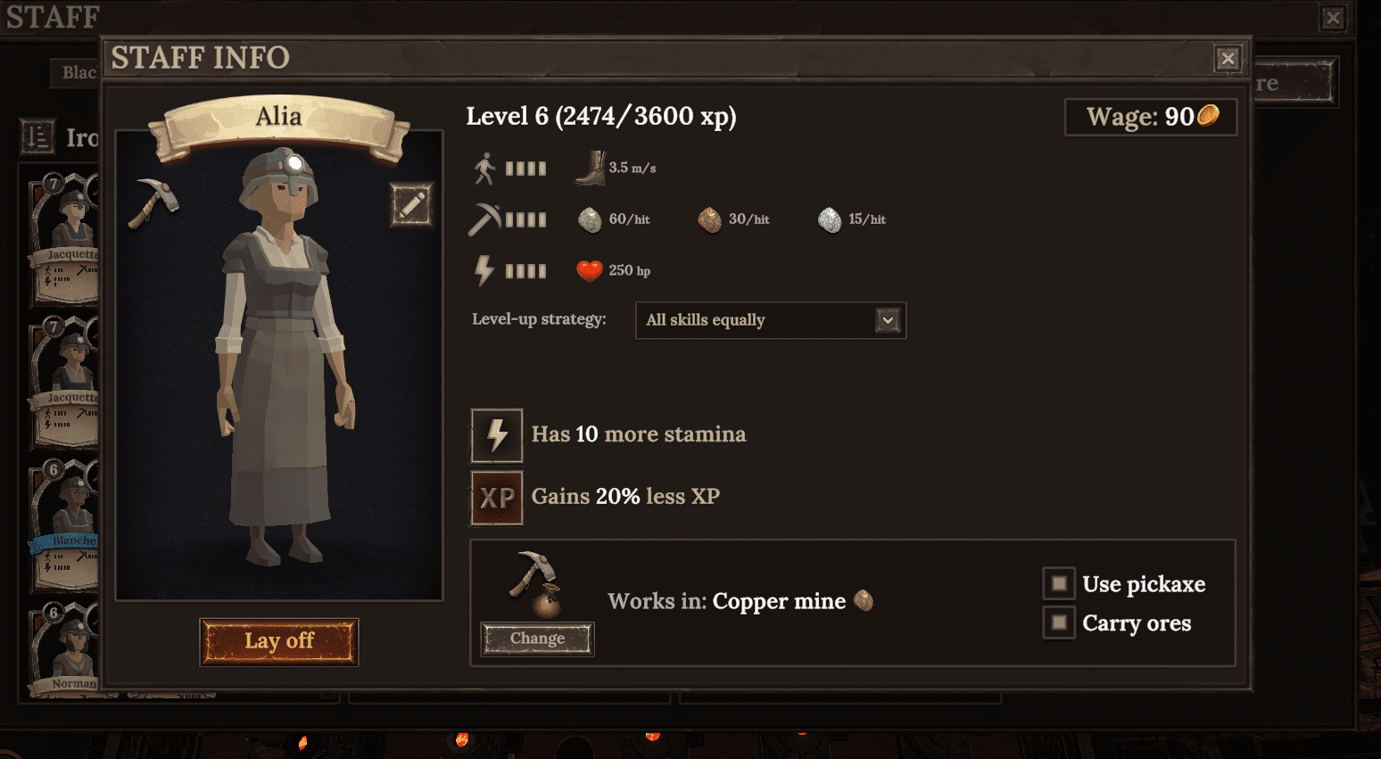 Blacksmith Master Staff Guide - Hiring Workers - Neoseeker