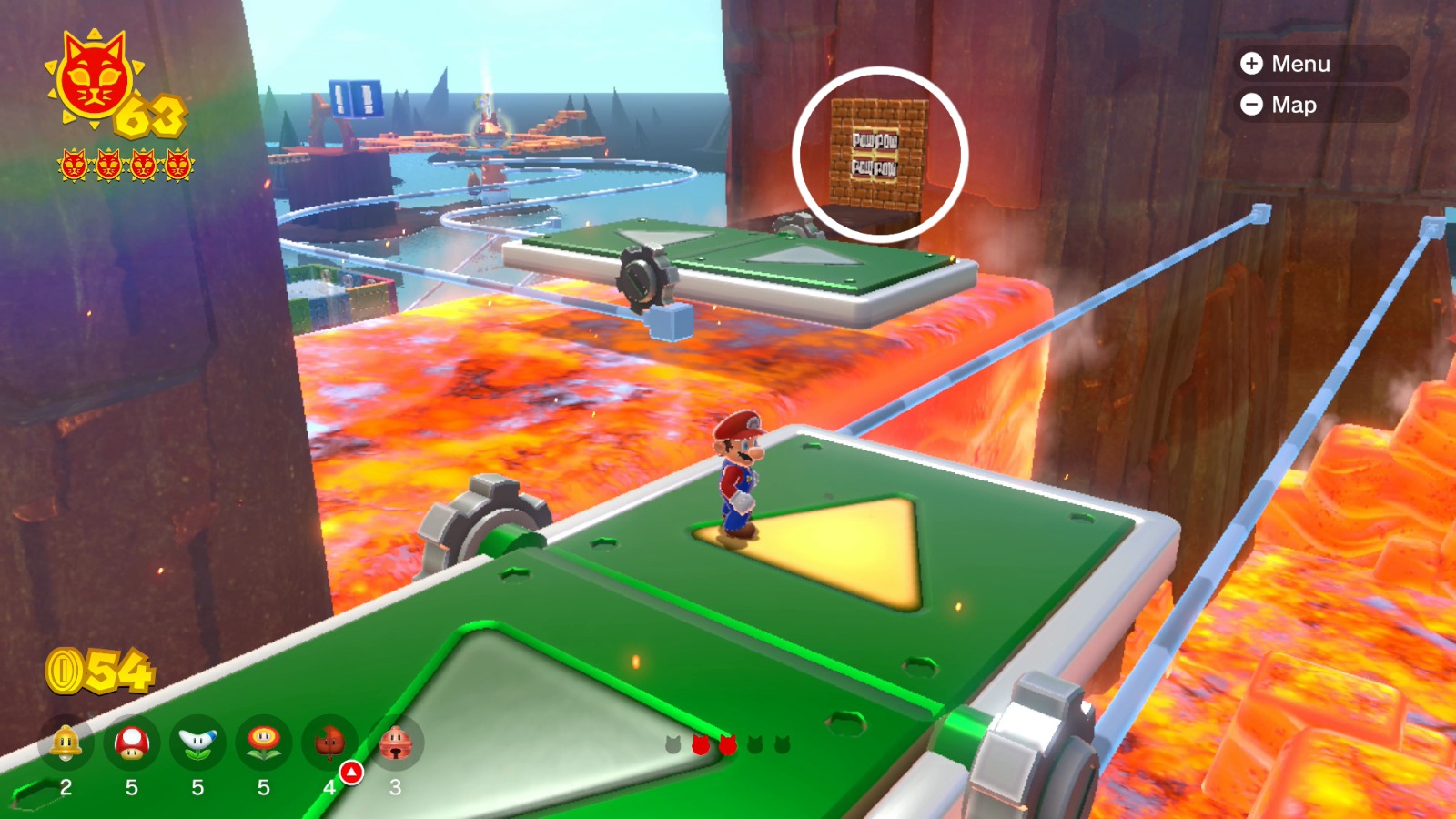 Mount Magmeow - All Cat Shine Locations - Bowser's Fury Walkthrough ...