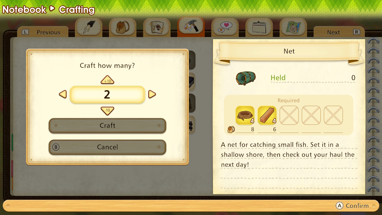 Story of Seasons: Pioneers of Olive Town - Crafting Guide - Neoseeker