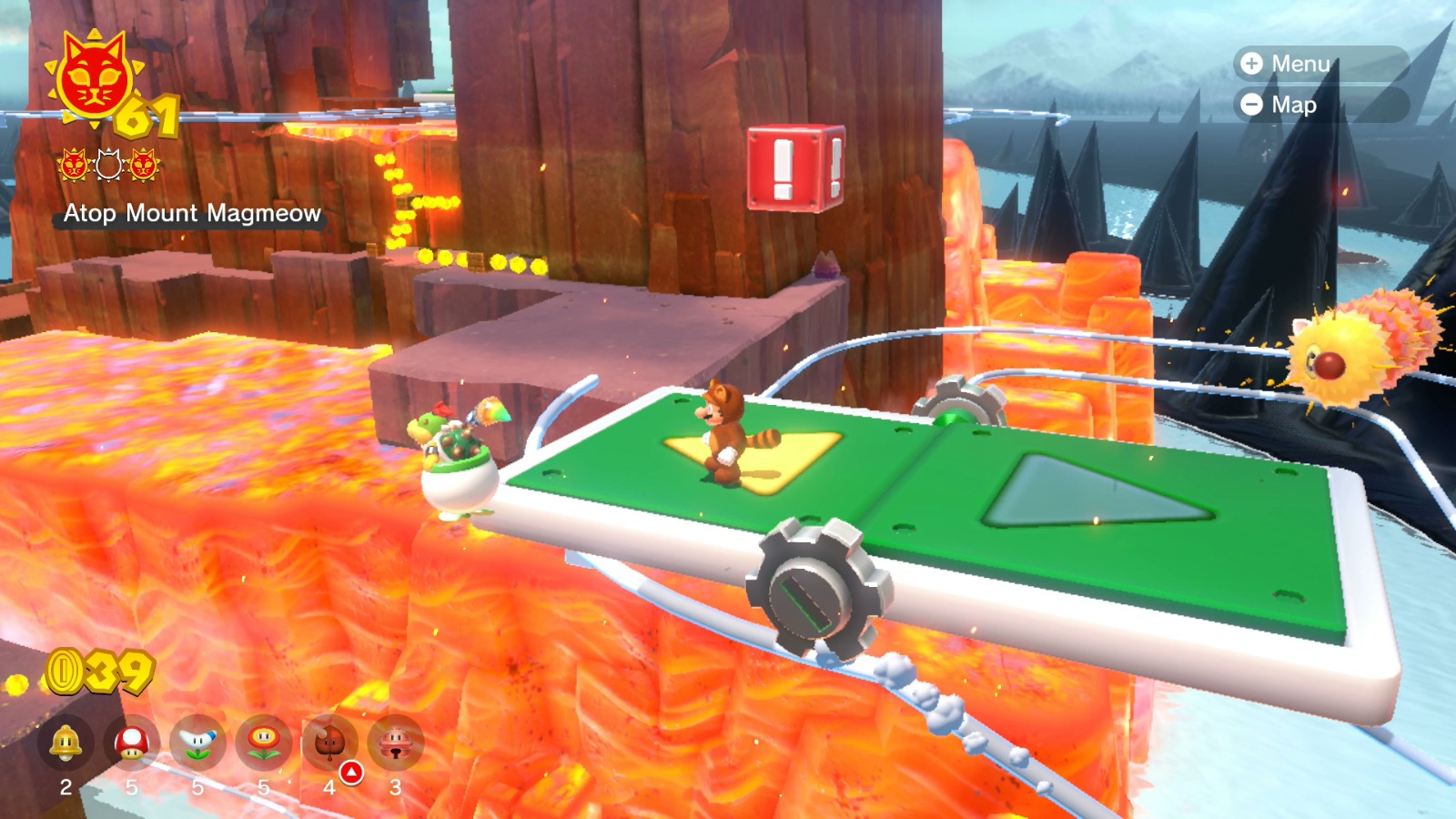 Mount Magmeow - All Cat Shine Locations - Bowser's Fury Walkthrough ...