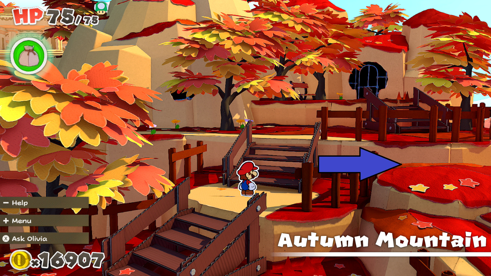 Paper Mario: Origami King - Autumn Mountain Walkthrough - Paper Mario ...