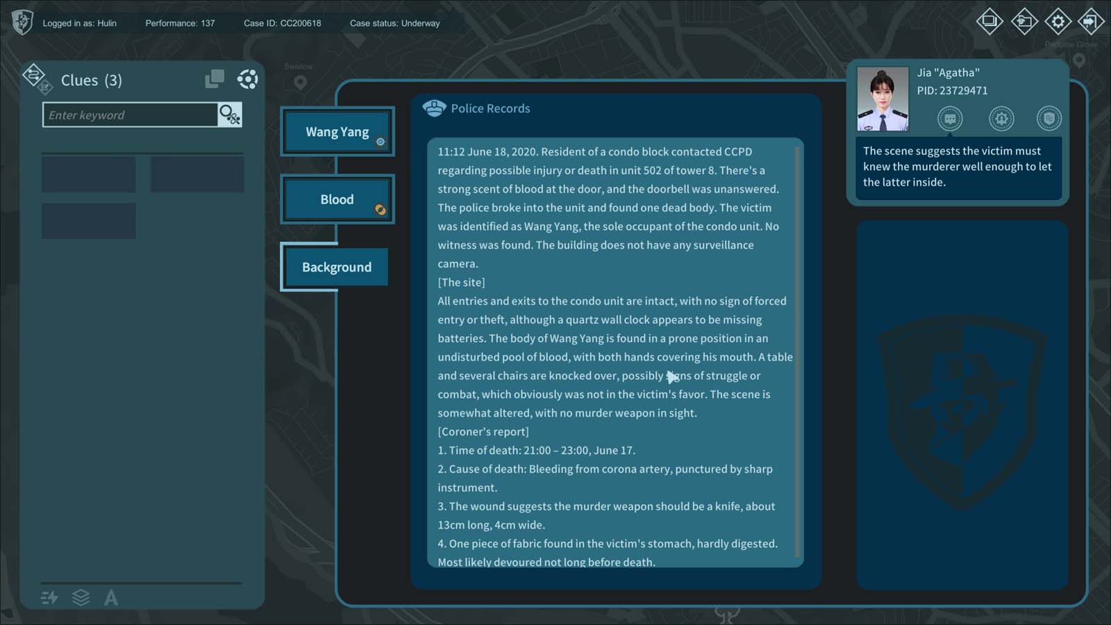 Case 2 - CC200512 Guide - CaseCracker - Neoseeker