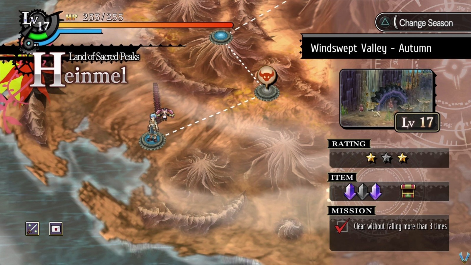 Legend of Nayuta - Windswept Valley - Autumn Walkthrough - The Legend ...