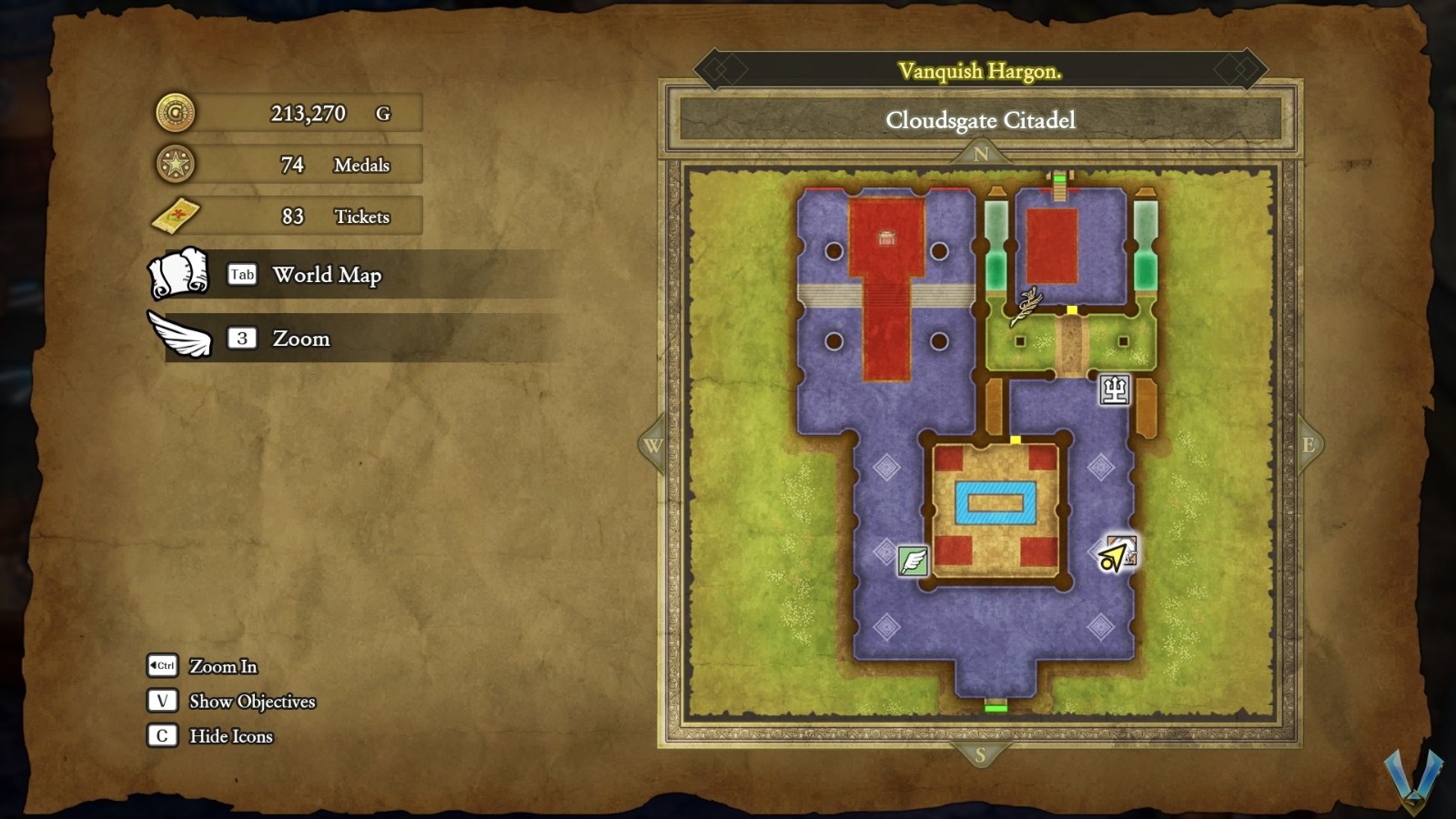 Cloudsgate Citadel - Dragon Quest II HD-2D Remake Walkthrough - Neoseeker