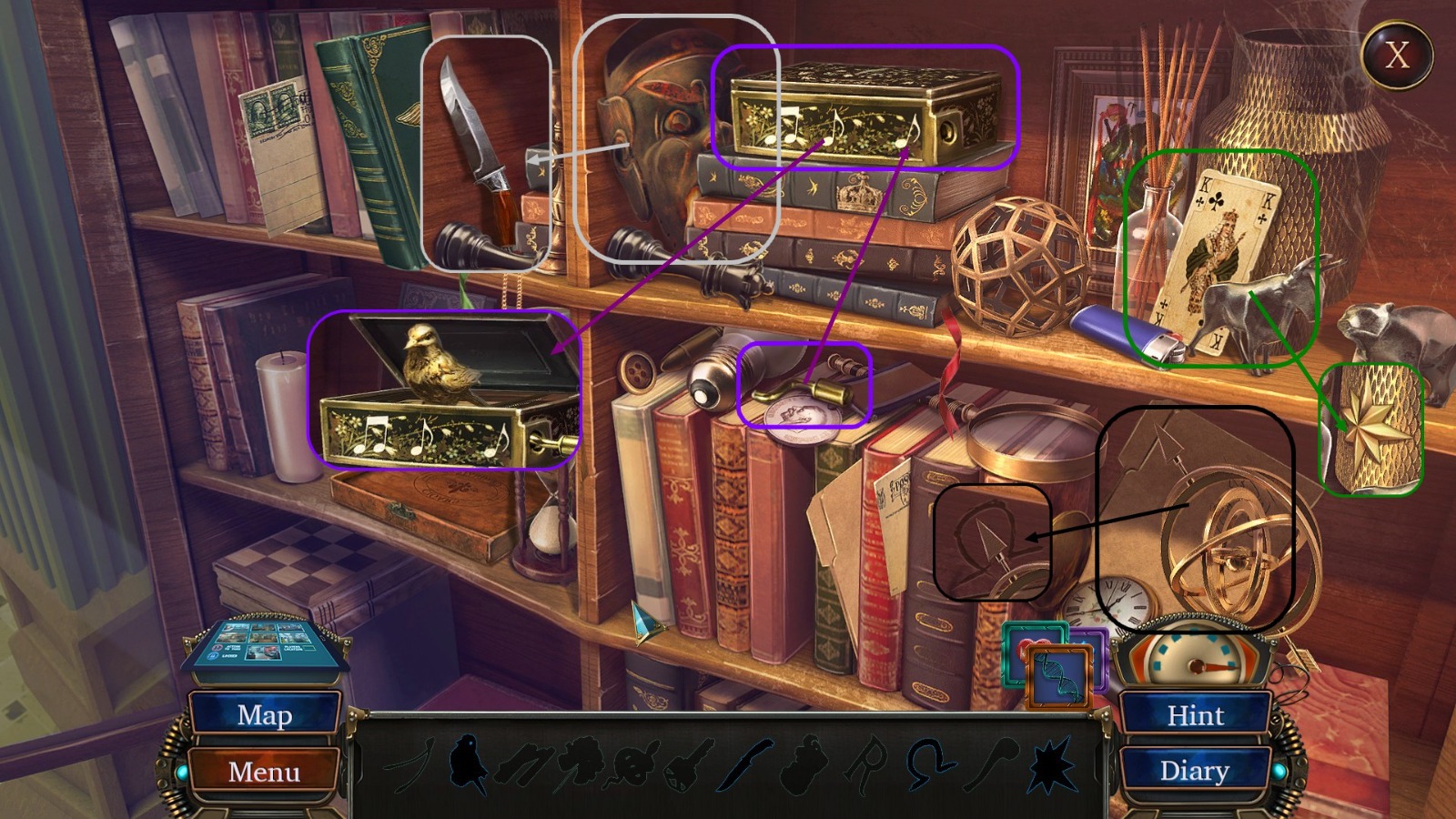 Hidden Objects Scene (Main Story) - Family Mysteries 3: Criminal ...