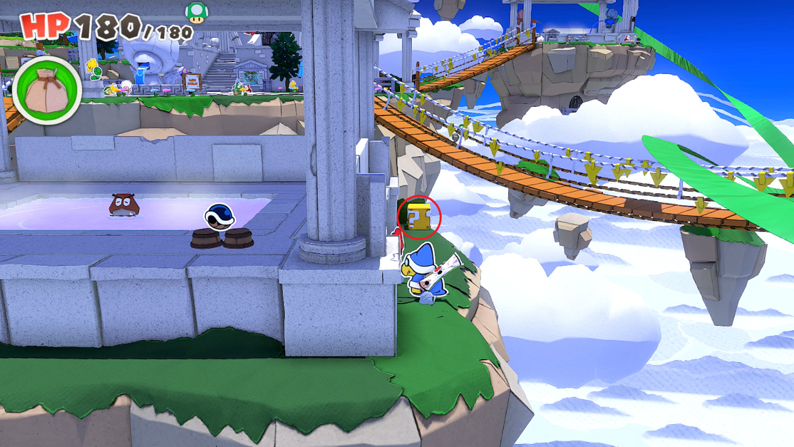 Paper Mario: Origami King - Shangri-Spa Walkthrough - Paper Mario: The ...