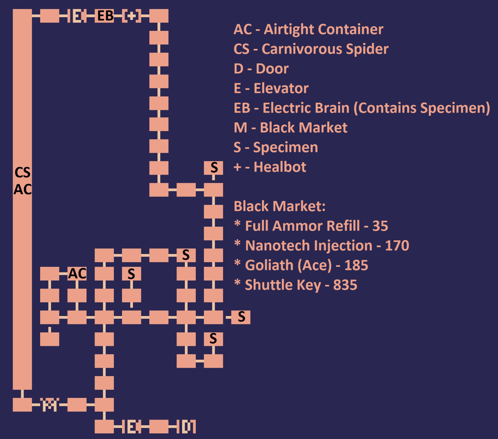 Maps - B.I.O.T.A. Walkthrough - Neoseeker