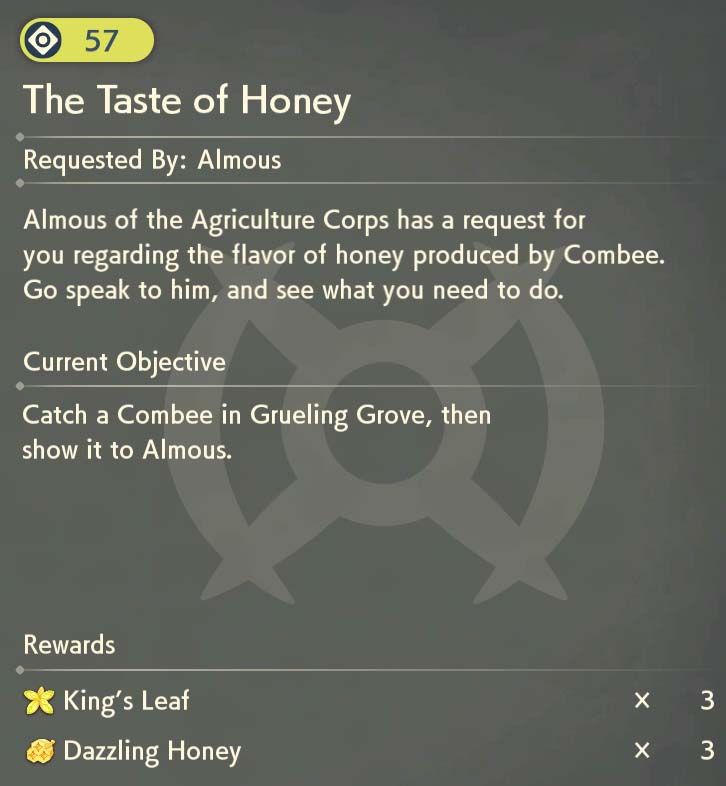 The Taste of Honey Request Guide - Pokémon Legends: Arceus - Neoseeker