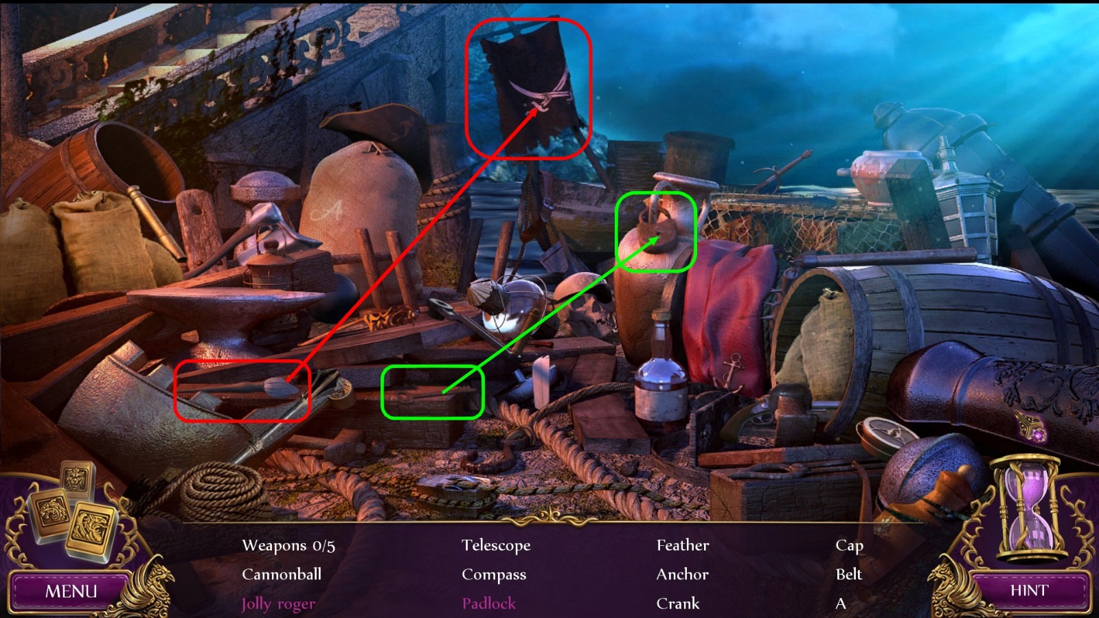 Hidden Objects Scenes (main) - The Secret Order 2: Masked Intent ...