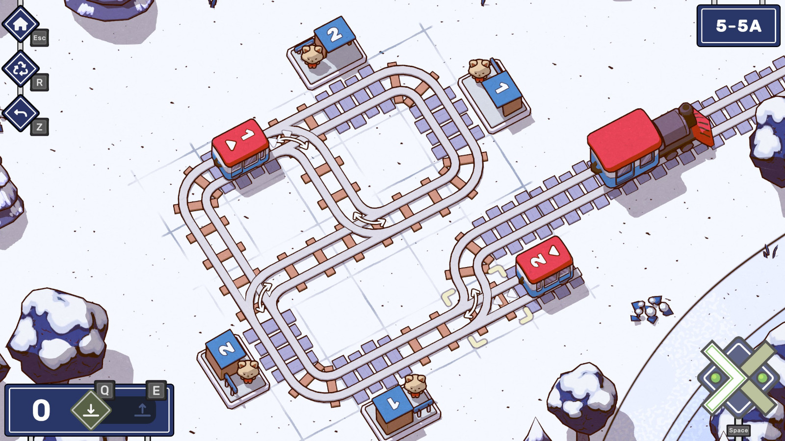 World 5 Puzzle Solutions - Railbound Walkthrough - Neoseeker