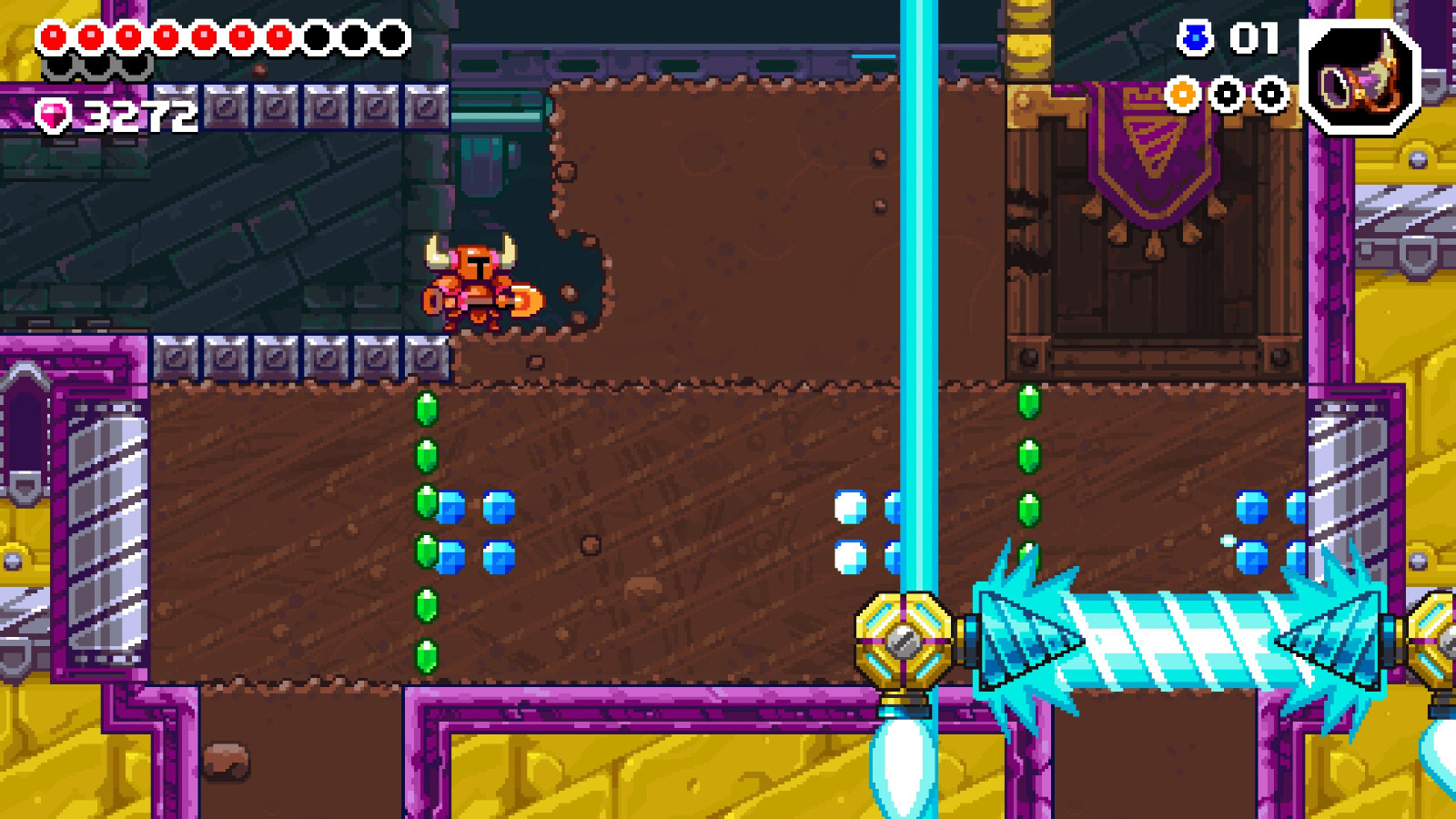 Drill Knight's Castle - Shovel Knight Dig Walkthrough - Neoseeker