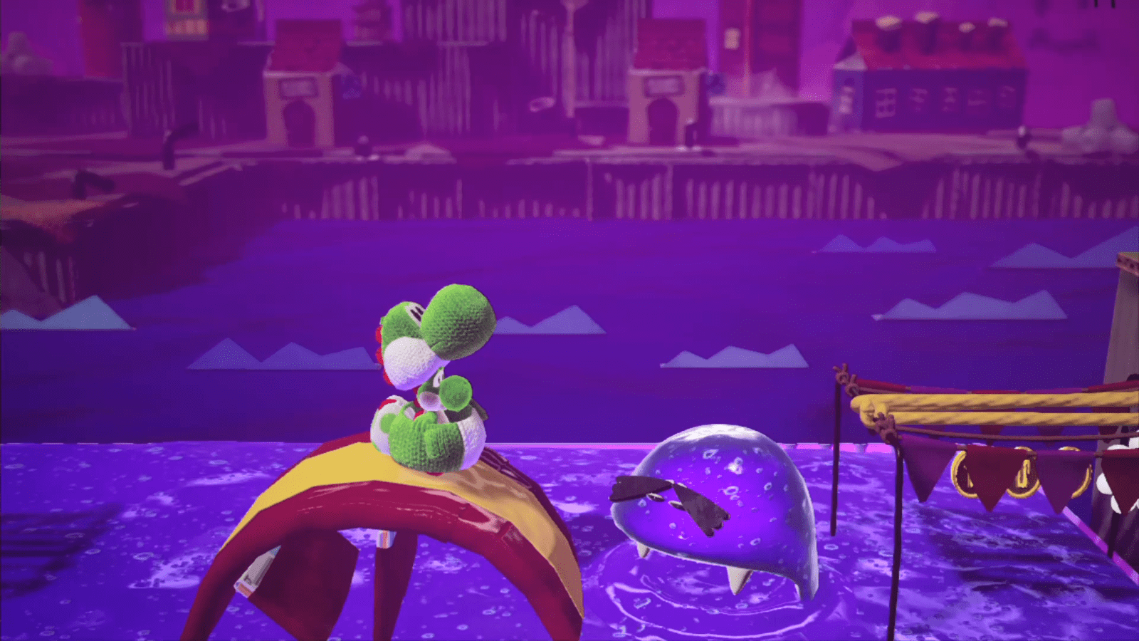 Worlds-Pirate Pier - Yoshi's Crafted World Walkthrough - Neoseeker