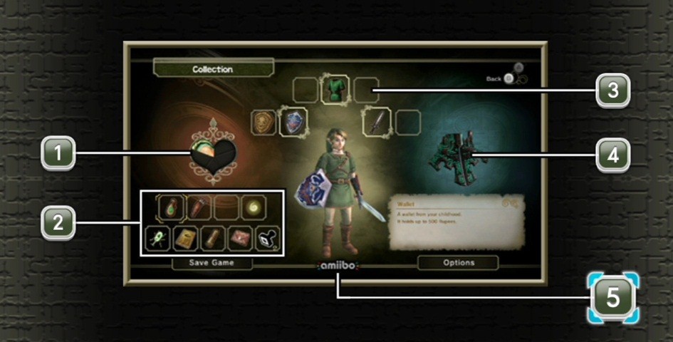 Collection Screen - The Legend of Zelda: Twilight Princess HD ...