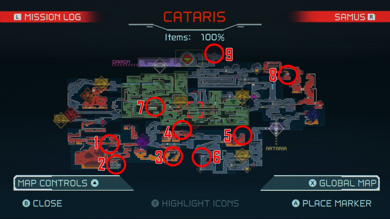 Collectathon - Cataris - Metroid Dread Walkthrough - Neoseeker