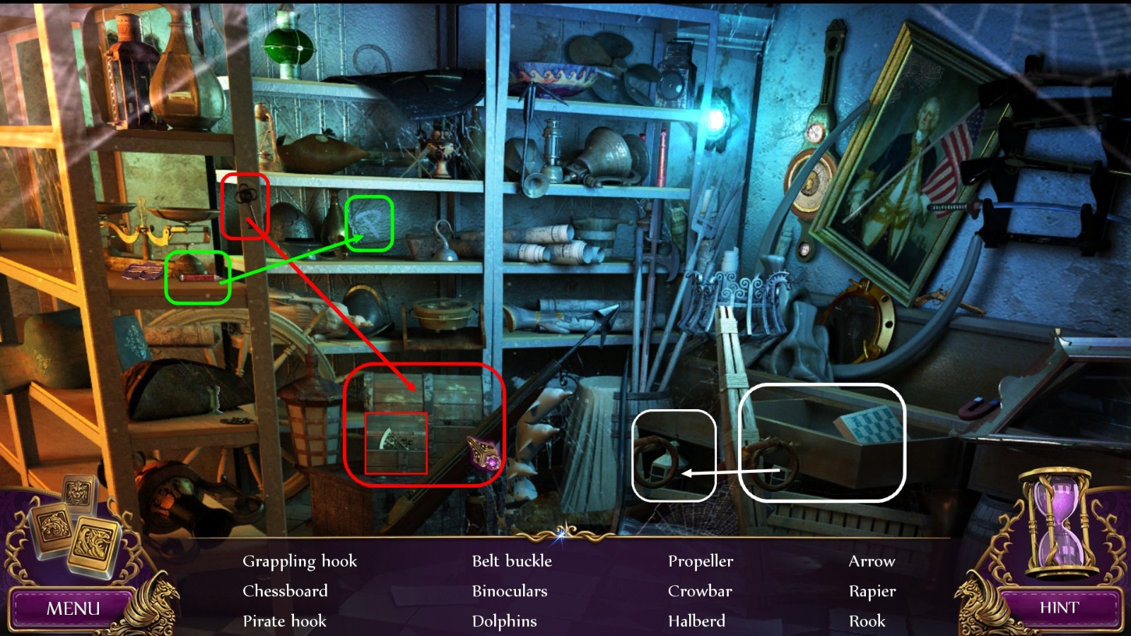 Hidden Objects Scenes (main) - The Secret Order 2: Masked Intent ...