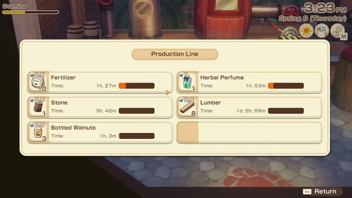 Story of Seasons: Grand Bazaar Crafting/Processing Guide - All Items ...