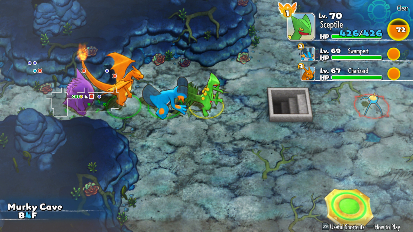 Gengar Quest - Pokémon Mystery Dungeon: Blue Rescue Team DX Walkthrough ...