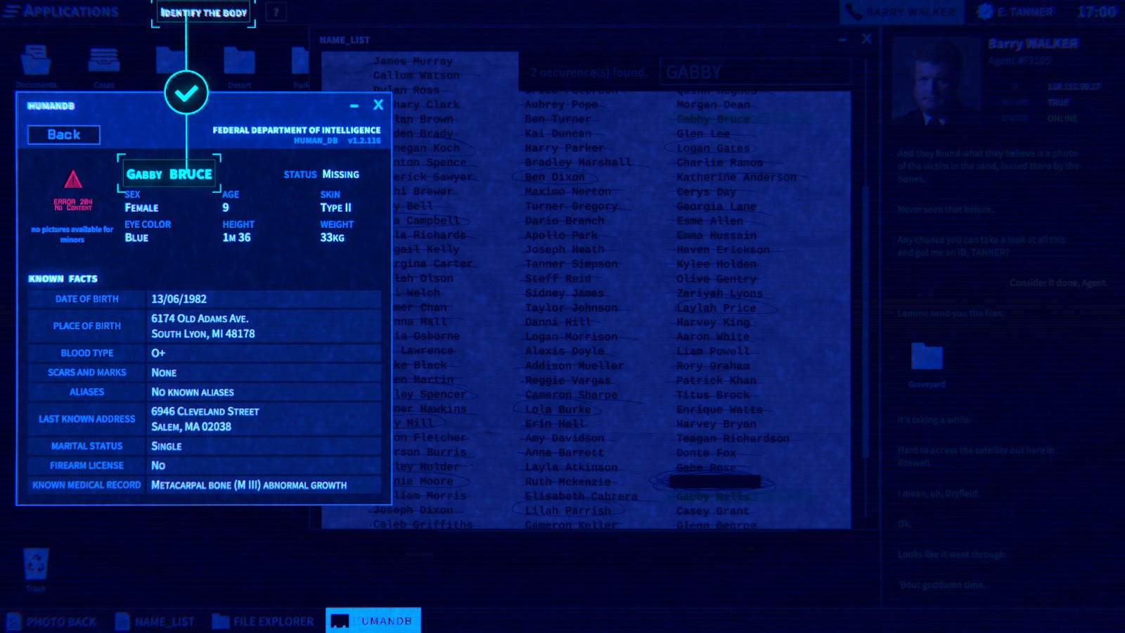 The Operator - Day Two walkthrough - Neoseeker
