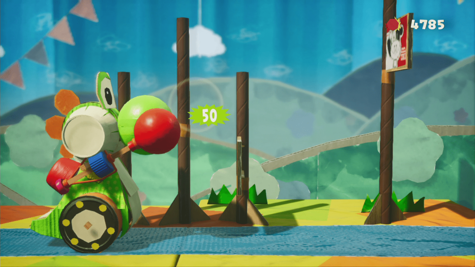 Go-Go Yoshi - Yoshi's Crafted World Walkthrough - Neoseeker
