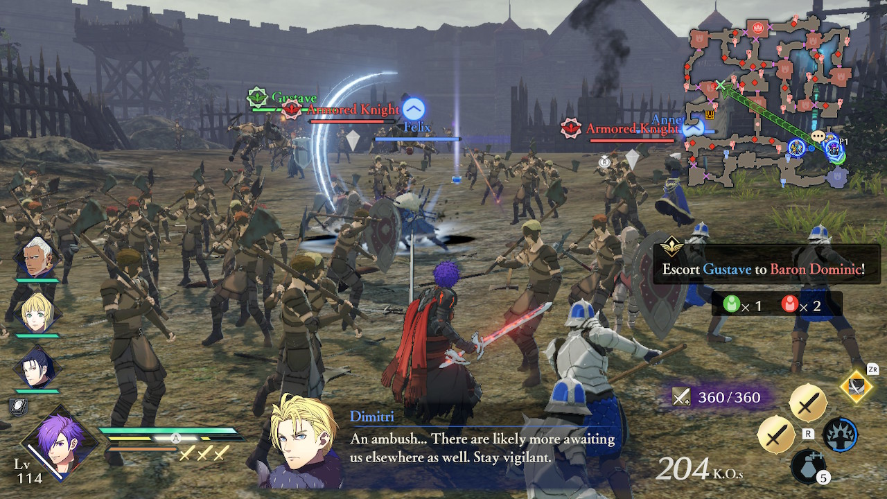 Chapter 8: Quelling the Rebellion Guide - Fire Emblem Warriors: Three ...