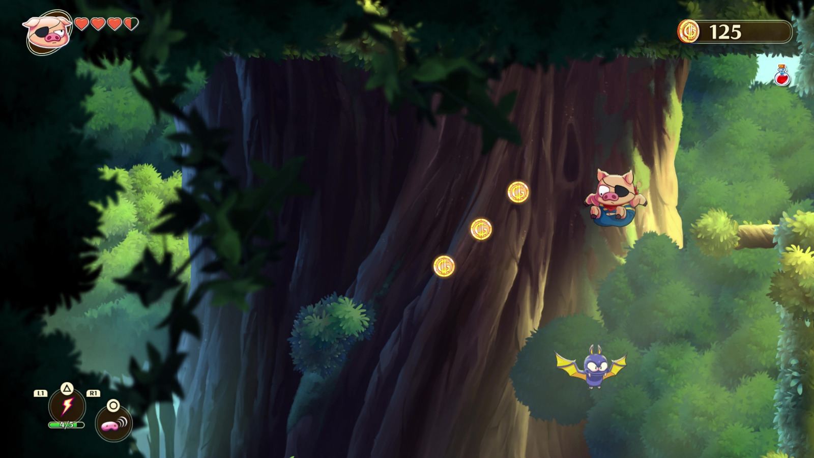 Misty Woods - Monster Boy and the Cursed Kingdom Walkthrough - Neoseeker