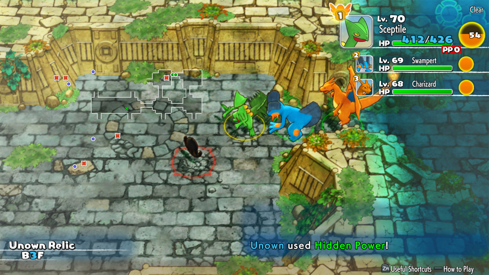 Unown Relic - Pokémon Mystery Dungeon: Blue Rescue Team DX Walkthrough ...