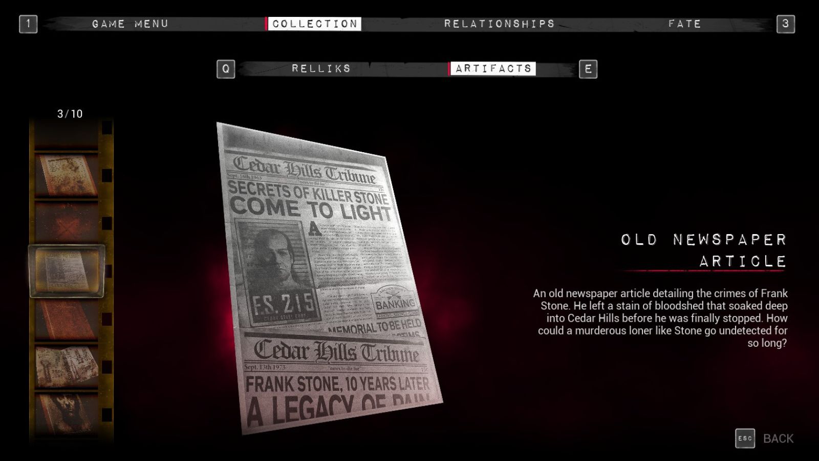 Chapter 5: The Phantom of Cedar Steel - The Casting of Frank Stone ...