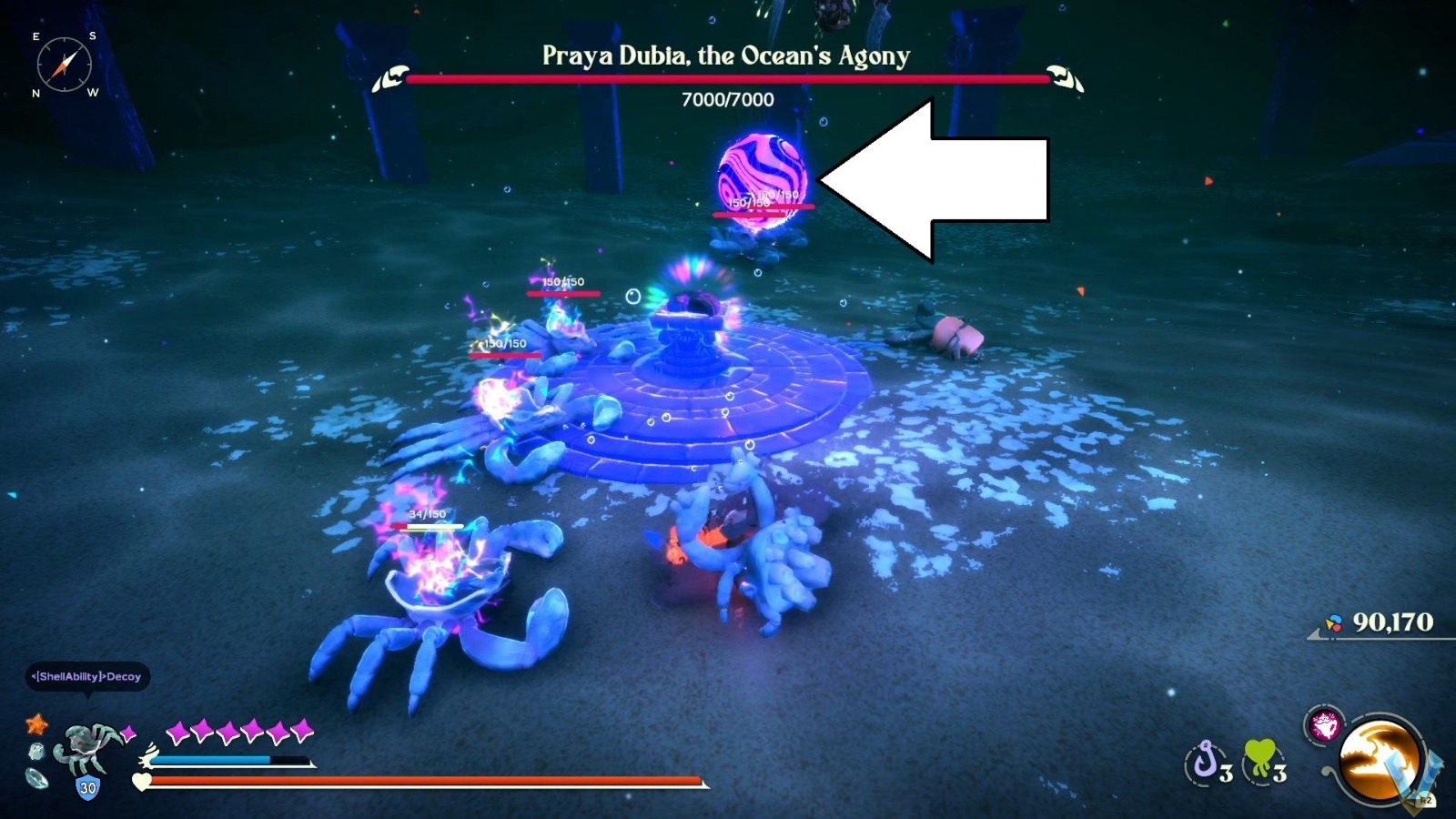 Another Crab's Treasure - Praya Dubia, The Ocean's Agony Boss Guide ...