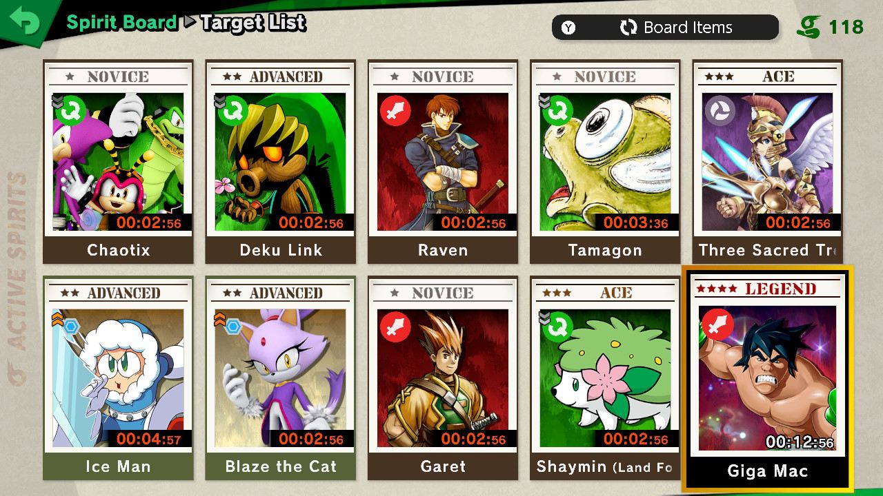 Spirit Board - Super Smash Bros. Ultimate Walkthrough - Neoseeker