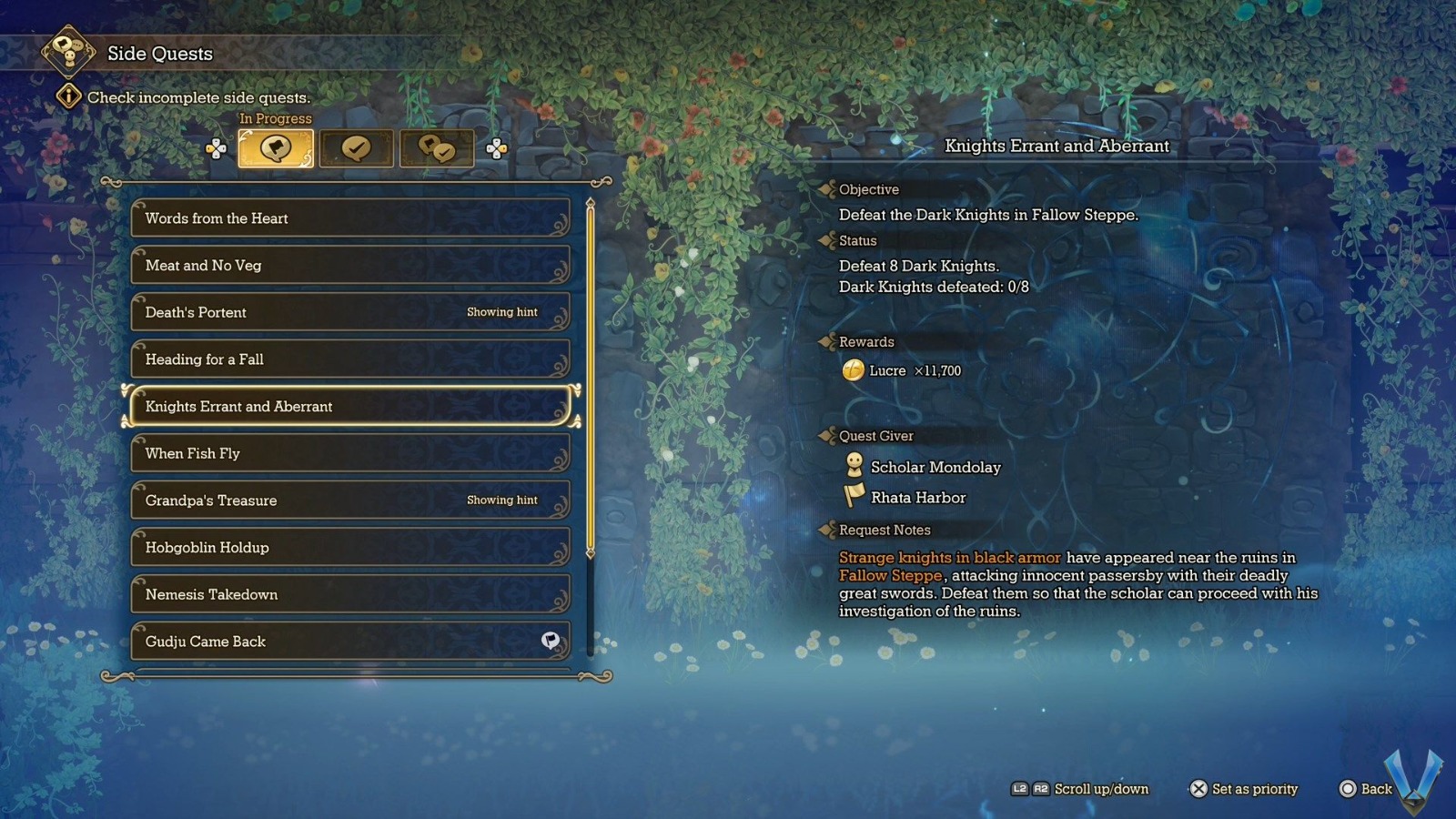 Knights Errant and Aberrant (Chapter 7) - Visions of Mana Walkthrough ...