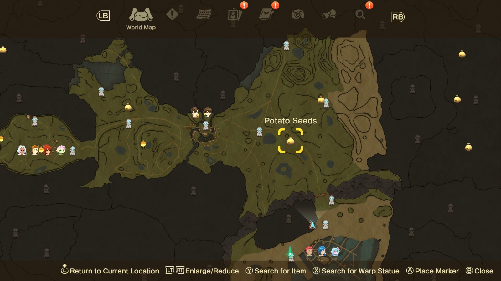 Harvest Moon: The Winds of Anthos - Seed Locations Guide - Neoseeker