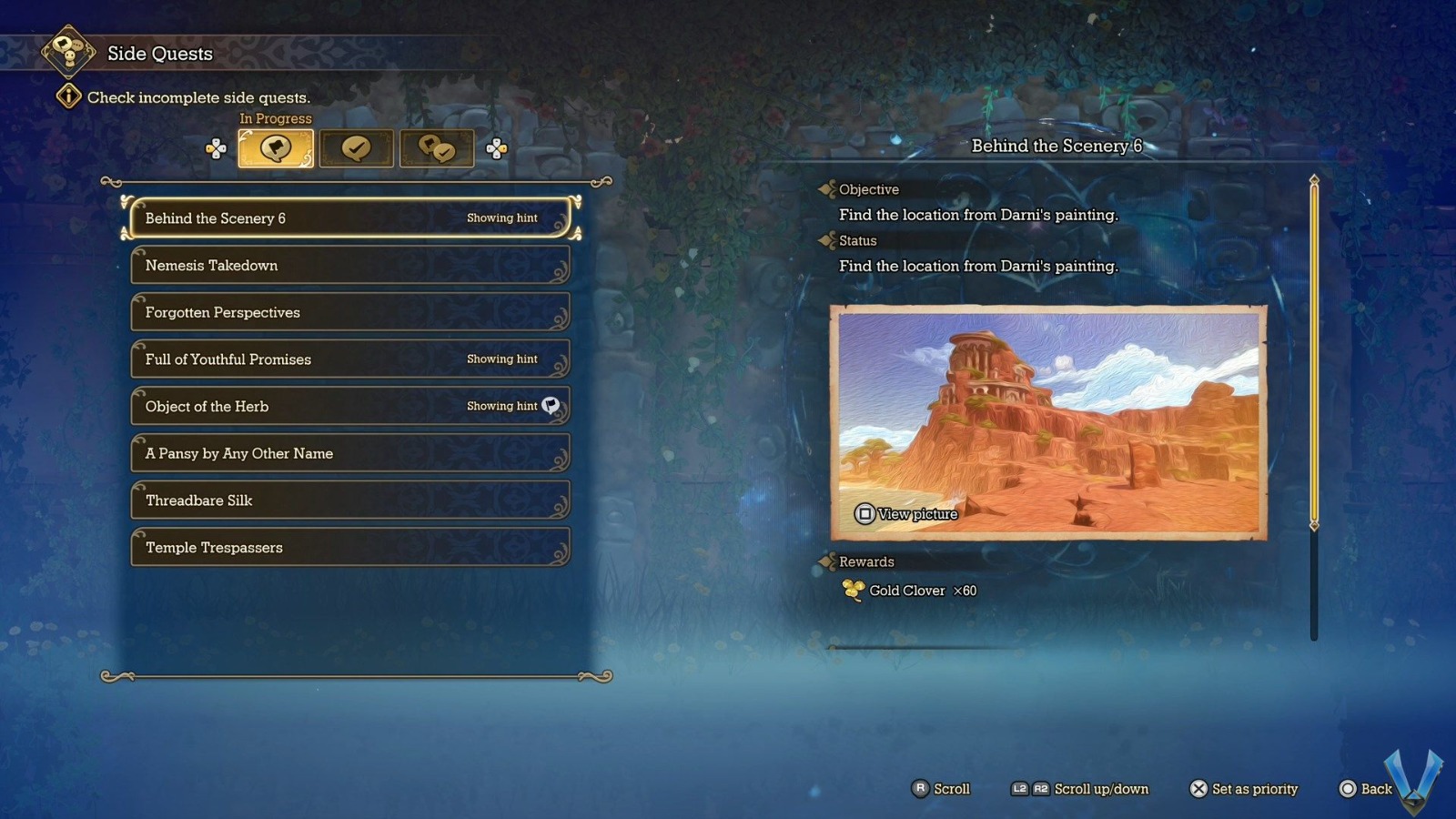 Behind the Scenery 6 (Chapter 7) - Visions of Mana Walkthrough - Neoseeker