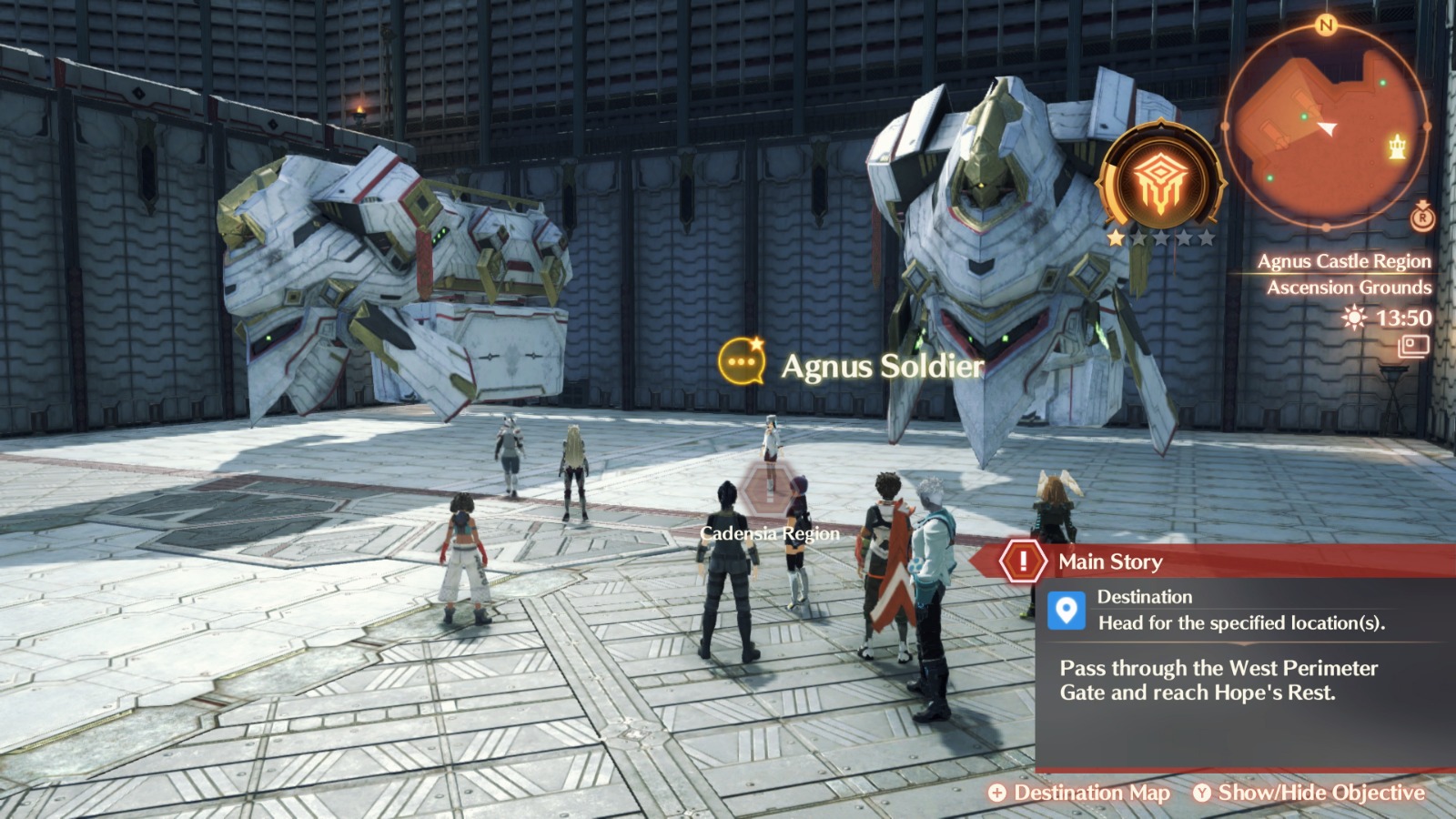 Agnus Castle - Continued - Xenoblade Chronicles 3 Walkthrough - Neoseeker