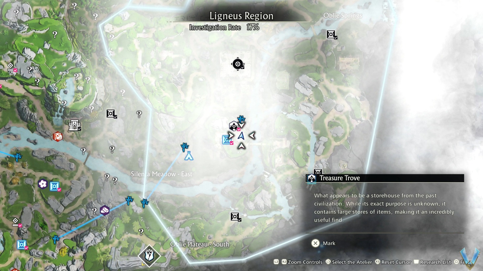 All Treasure Trove Key Locations - Atelier Yumia: The Alchemist of ...