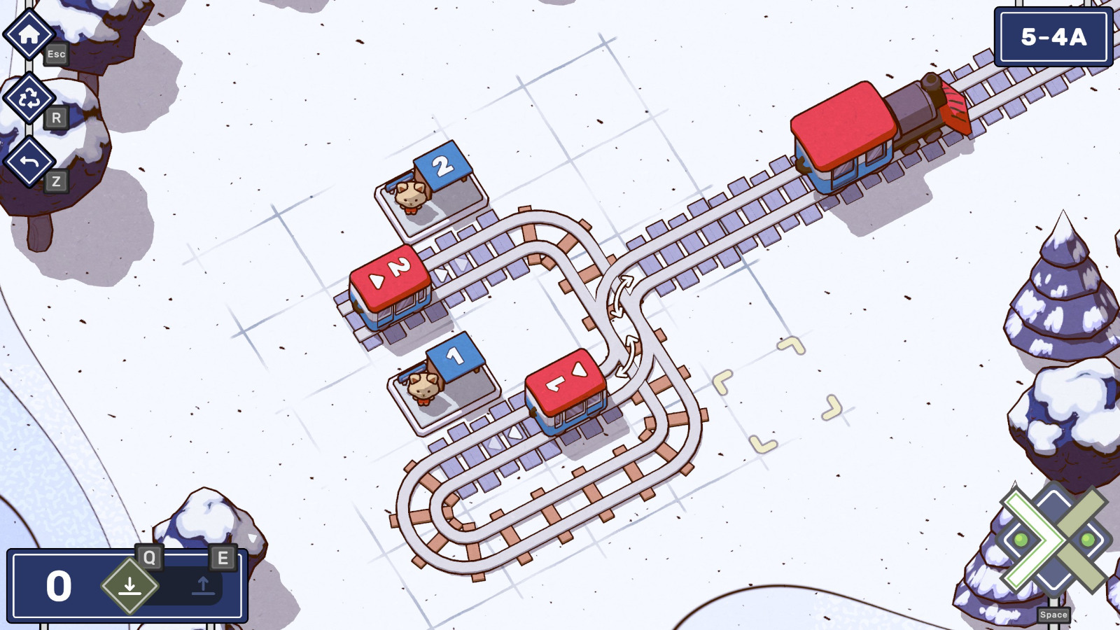 World 5 Puzzle Solutions - Railbound Walkthrough - Neoseeker