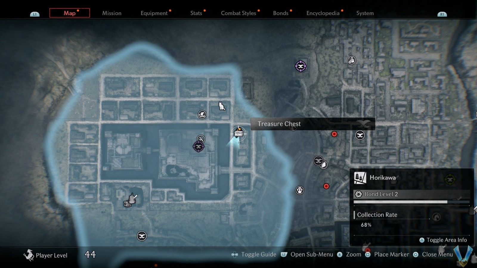 Rise of the Ronin - All Kyoto Treasure Chests Locations Guide - Neoseeker