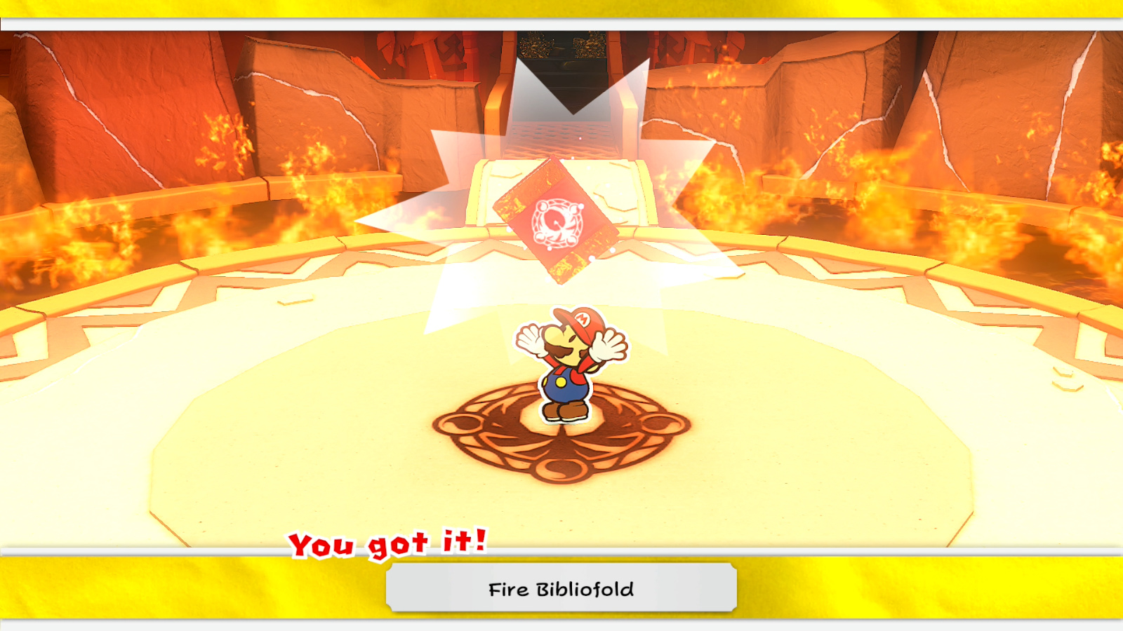 Paper Mario: Origami King - Fire Vellumental Cave Walkthrough - Paper ...