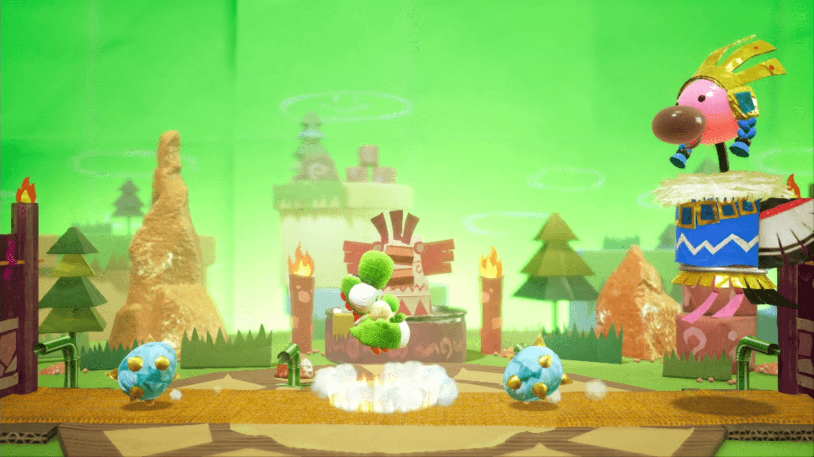 The Tin-Can Condor - Yoshi's Crafted World Walkthrough - Neoseeker