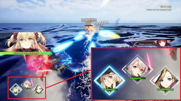 Combat Basics - Azur Lane Crosswave Walkthrough - Neoseeker