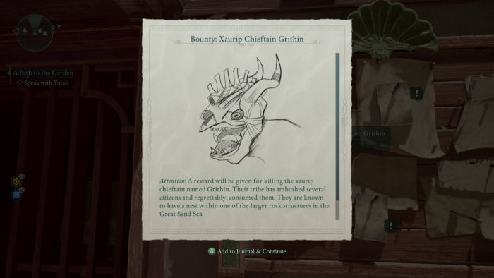 Bounty - Xaurip Chieftain Grithin - Avowed Walkthrough - Neoseeker