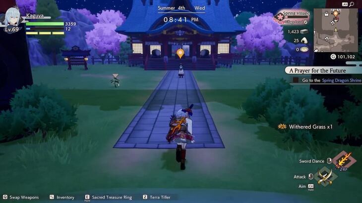 Rune Factory: Guardians of Azuma The Holy Shrine of Spring Quests Guide ...