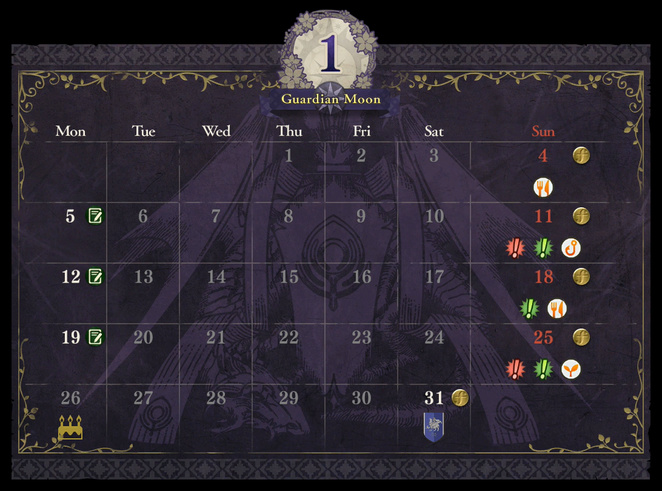 Month 1 - Free Time (Azure Moon) - Fire Emblem: Three Houses ...