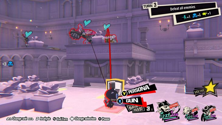 Assault on Marie's Castle Walkthrough - Persona 5 Tactica - Neoseeker