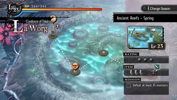 Legend of Nayuta - Ancient Reefs - Spring Walkthrough - The Legend of ...