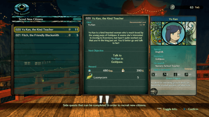 020 Yu Kan, the Kind Teacher Walkthrough - Ni no Kuni II: Revenant ...