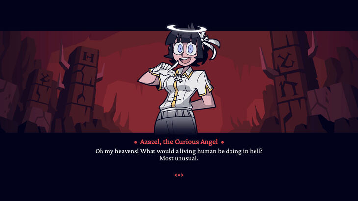 Chapter VI - The Curious Angel Walkthrough - Helltaker - Neoseeker