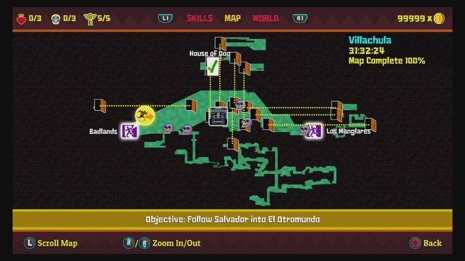 Complete Area Maps - Guacamelee! 2 Walkthrough - Neoseeker
